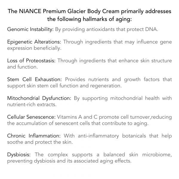 Premium Glacier Body Cream - NIANCE